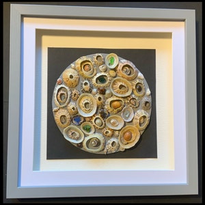 3 X Blue Mussel Shells Decor, Easter Tree, Decorations, Baubles ...