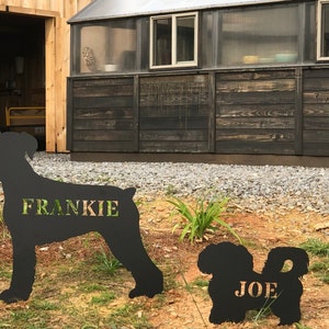 Personalized Azawakh Statue Stake, Custom Azawakh Dog Outdoor Yard Art ...