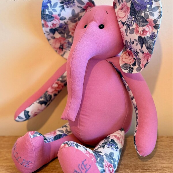 Memory Elephant Pattern 18": DIY Stuffed Animal Sewing (PDF Pattern) - Etsy