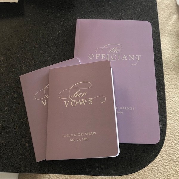 Personalized Officiant Book, Wedding Officiant Book, Officiant Notebook ...