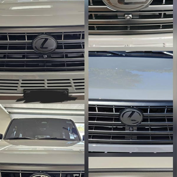 Stealth Lexus Emblem Front Vinyl Overlay | Lexus IS, ES, RX - Etsy