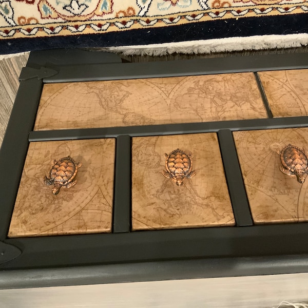 World Map Kraft Tissue Wrap - Vintage / Antique Look 15x20 or 20x30 ...