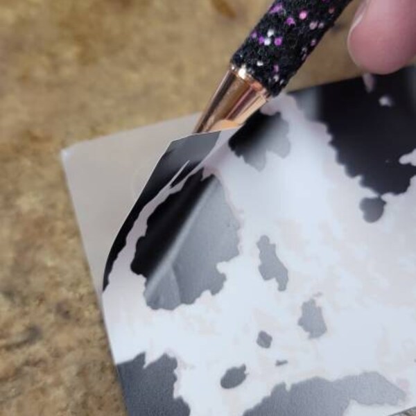 Cowhide Puff HTV - Etsy
