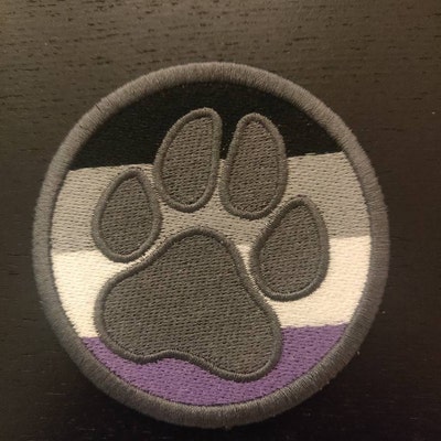 LGBTQ Furry Paw Embroidered Pride Patches - Etsy