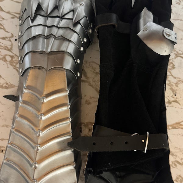 Medieval Blueing Steel Scale Aventail Armor Corset Necklace Halloween ...