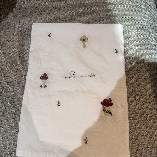 Mini Mushrooms DIY Embroidery Kit, Stick and Stitch Needle and Thread ...