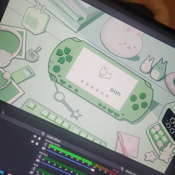 X6 Animated Cute Bunny Plush Twitch Alerts | Y2k Aesthetic Soft Pastel ...