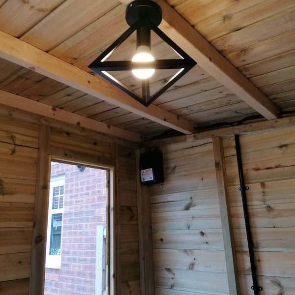 Hemp Rope Pendant Light With Knot Nautical Lighting Manila Rope Lamp ...