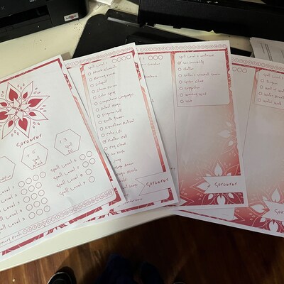 Vampire the Masquerade Character Sheets 20th Anniversary Edition Vtm ...