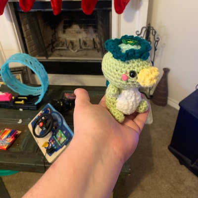 Cute Crochet Japanese Kappa Chibi Amigurumi Plushie - Etsy