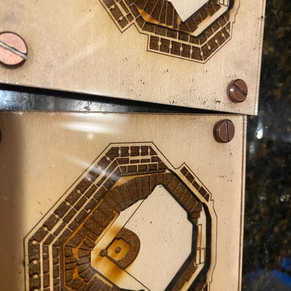 Philly Pack Layered Coaster (set of 4), 3D Wood Coaster, Sports Coaster ...