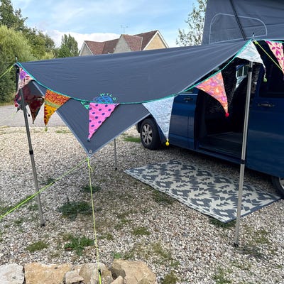 Very Long Bunting 7 Metres, Sari Bunting With Pompoms, Recycled Bunting ...