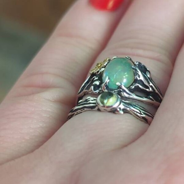 Amethyst Ring "fay" | Amethyst Engagement Ring | Flower Ring | Antique ...