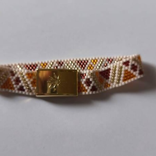 Peyote Ring Pattern, Bead Ring Pattern, Miyuki Tutorial, Odd Count One Drop Stitch Peyote Ring ...