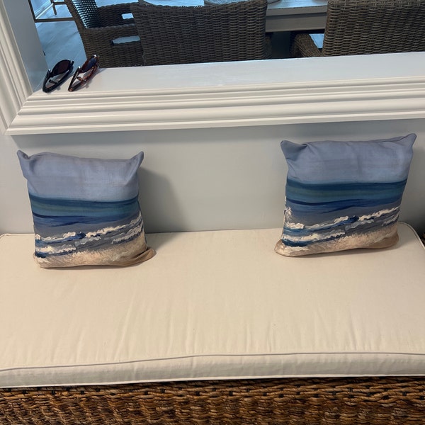 Ocean Latte Mug: Beach House Coastal Decor, Art Printed Gift - Etsy