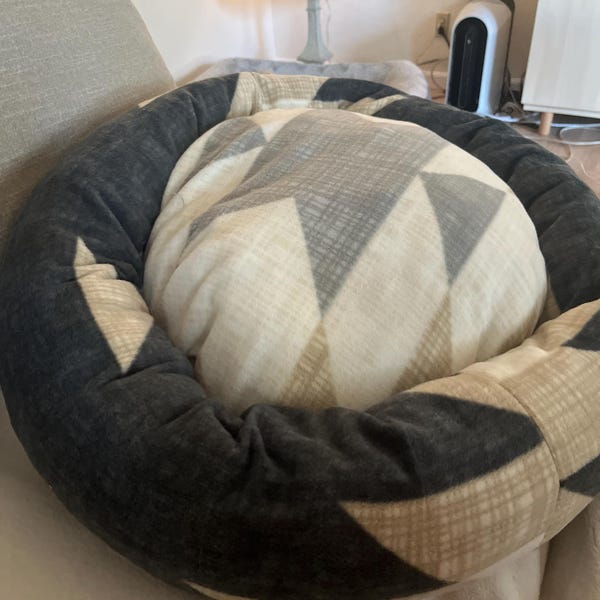 Dog Snuggle Bed Sewing Pattern and Tutorial PDF Dog Sleeping Sack Dog ...