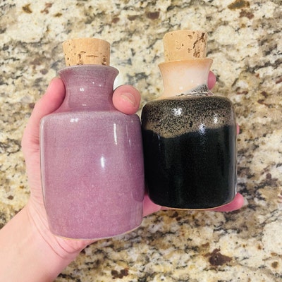 Ceramic Potion Bottles, Spice Jars - Etsy