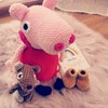Peppa Pig, Wellies and Teddy Bear Crochet Pattern NOT A FINISHED TOY - Etsy