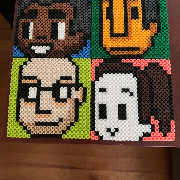 Pusheen Inspired Holiday Perler Coasters - Etsy