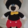 Crochet Pattern Clothes Set «mister Mouse» for Bunny, Bear or Cat ...