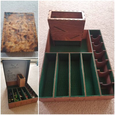 Handmade Wooden RPG Adventurer's Case Storage for All of Your Dnd Needs ...