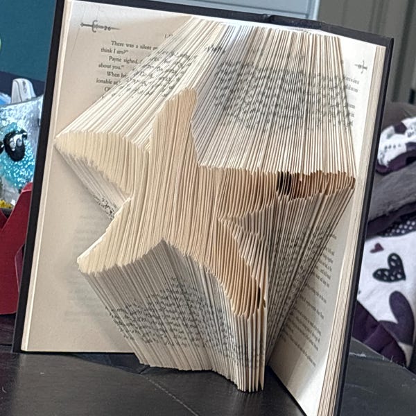 Book Folding Pattern for a Starfish +free Tutorial - Etsy