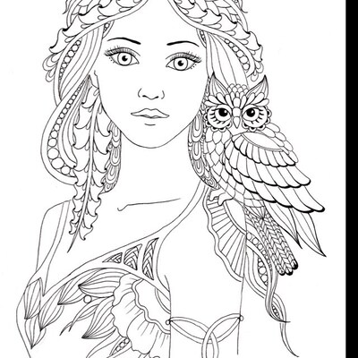 Will-o & Wisp Fairy and Owl Printable Coloring Book Sheets and Pages ...