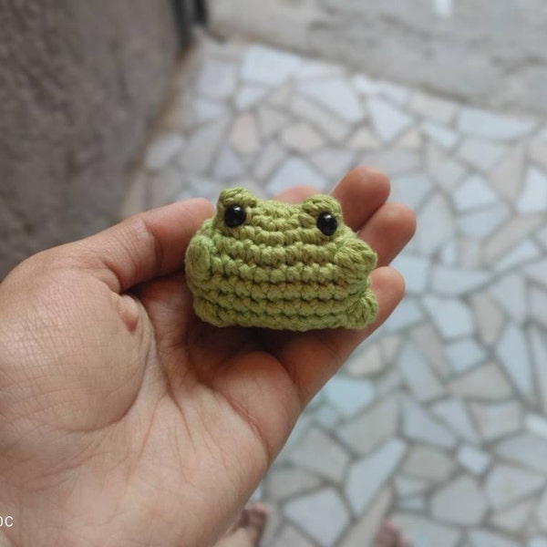 Ted the Thick Toad, Free NO-SEW Crochet Amigurumi PDF Pattern, Small ...