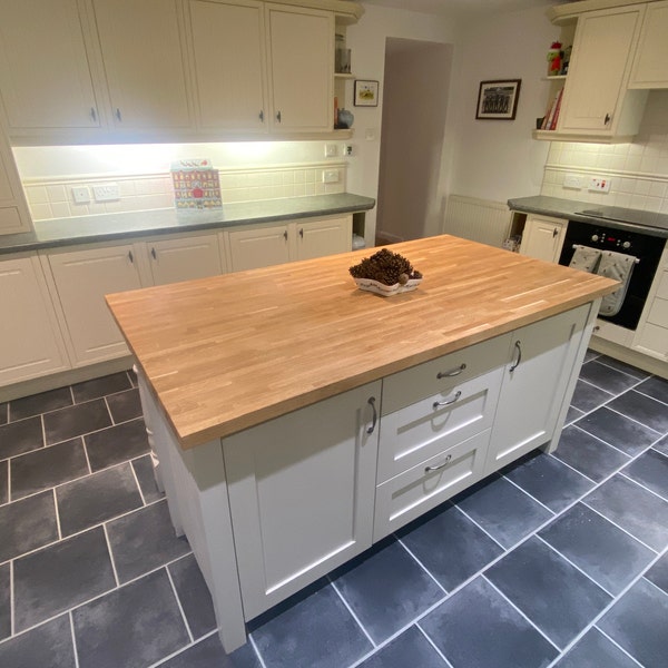 Bespoke Farmhouse Kitchen Island (the Burford) - Etsy UK