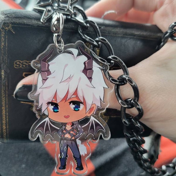 Demon Double Sided Acrylic Charms - Etsy