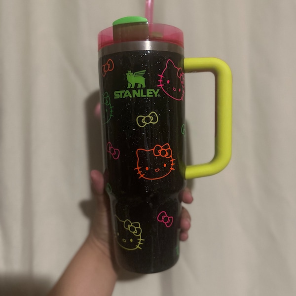 Authentic Stanley Neon Hello Kitty (30 or 40oz) Made to Order - Etsy