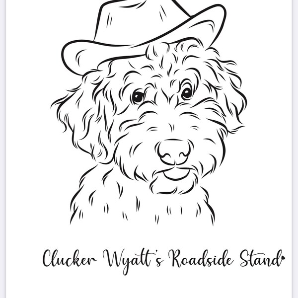 Custom Line Drawing Pet| Dog Portrait INK| Tattoo Commission| Line Art ...