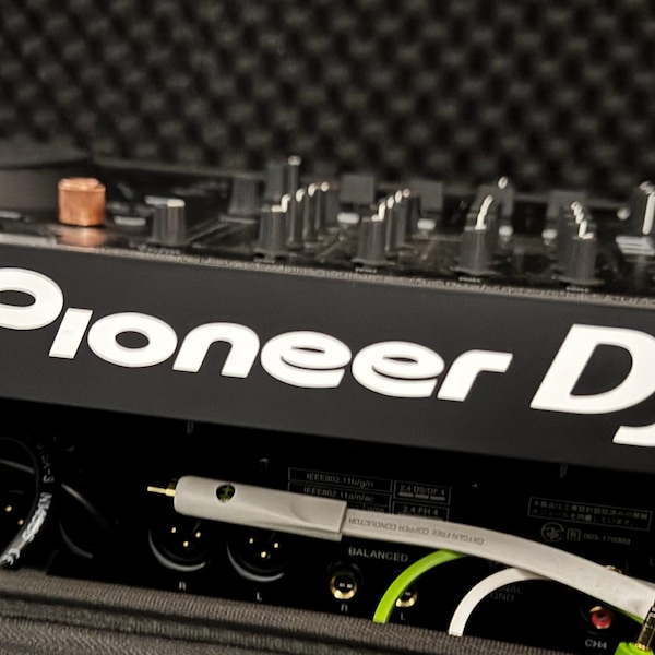 Pioneer DJ - White Decal Sticker - DJ Turntable - Mixer - Record Box ...