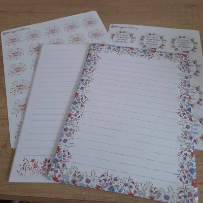 Personalised Robin A6 Note Cards, Set of 10, Envelopes, Gift Set ...