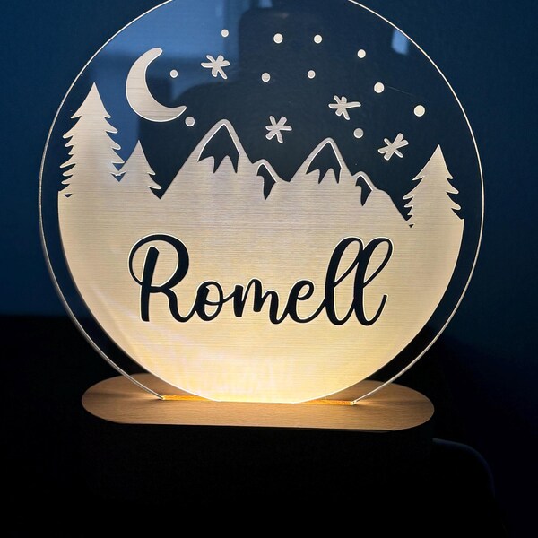 Custom LED Butterfly Name Light Personalized Bedroom Decor Sign Light ...