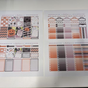 Rainbow 2-in-1 Checklist Printable Planner Stickers Daily Planner ...