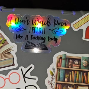 STFUATTDLAGG, Like a Good Girl, Large Bookish Sticker, Ereader ...