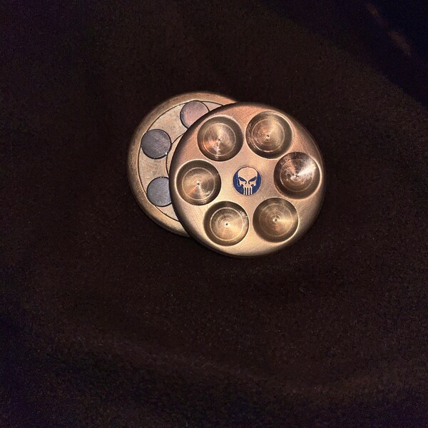 Haptic Coin With Custom Pin / Fidget / Worry Coin / Brass EDC / Sensory ...