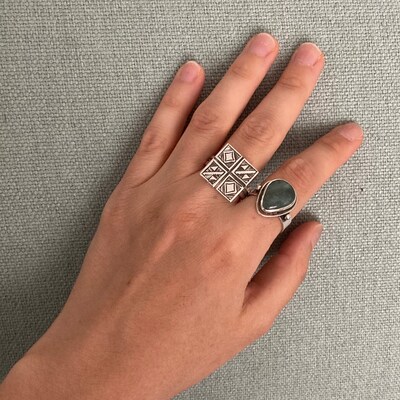 MOROCCAN RING. Handcrafted in Sterling Silver. Size: 7 US - Etsy