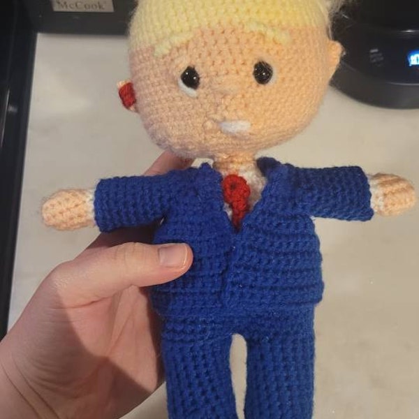 CROCHET PATTERN: Amigurumi-trump Doll - Etsy
