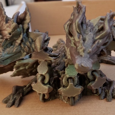 18 Phoenix Fire Pyro Dragon Articulating Flexi by Cinderwing, Fidget ...