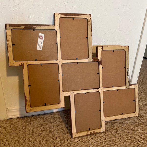 7 Opening Photo Collage Frame, Multiple Orientation Frame, Gallery Wall ...