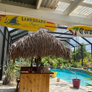 Happy Hour Parrot Beach Sign 15 Inch Diameter Wooden 2 Sided - Etsy