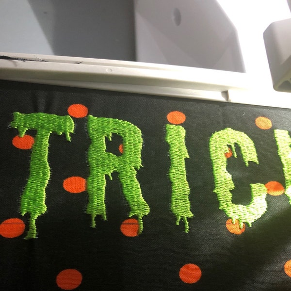 Halloween Machine Embroidery Font Monogram Alphabet, BX Embroidery ...