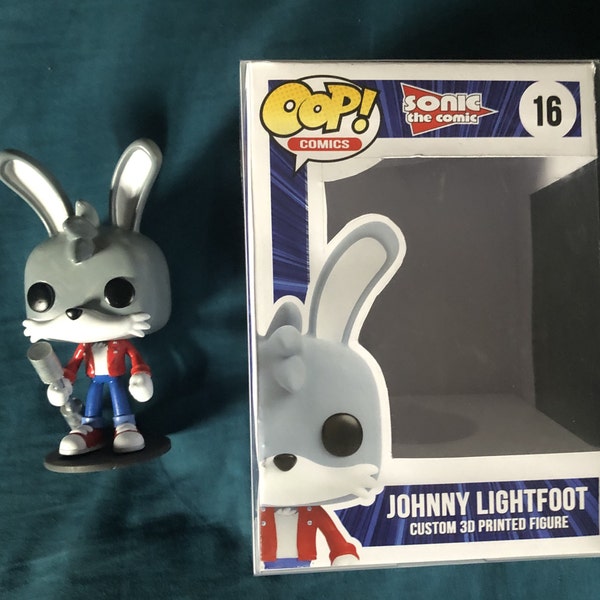 Custom Sonic the Hedgehog Funkos Set 3 - Bunnie Rabbot, Johnny ...