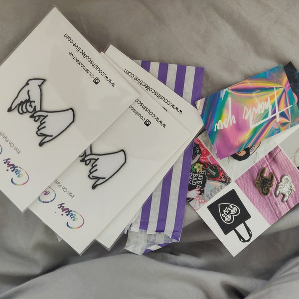 Pinky Promise Mini Embroidered Patch Pinkie Iron on Patch Sew on Badge ...