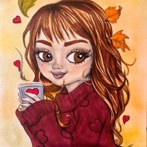 Elf Elise '' Coloring Page Illustration Printable - Etsy