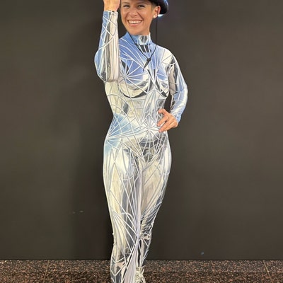 HIGH-WAIST GLITTER Skin Tone Fishnet Stockings, Perfect for Carnival ...