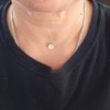 Invisible Solitaire Necklace (4 Prongs) in 6mm or 8mm Austrian Crystal ...