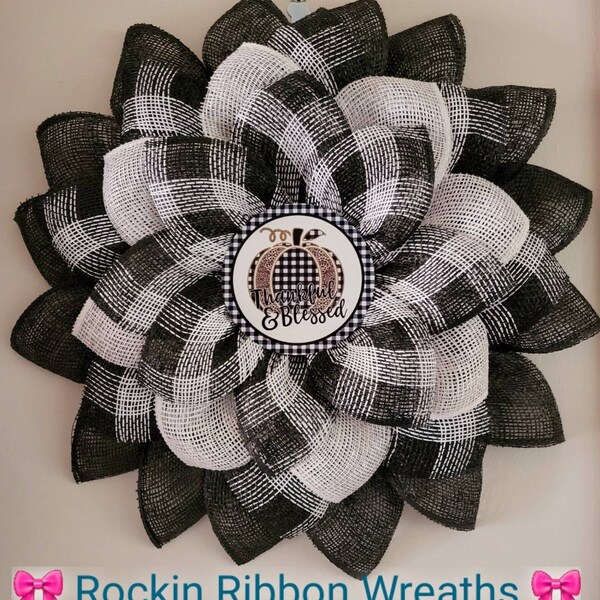 Round Fall Wreath Sign, Fall Wreath Sign, Leopard Print Fall Wreath ...